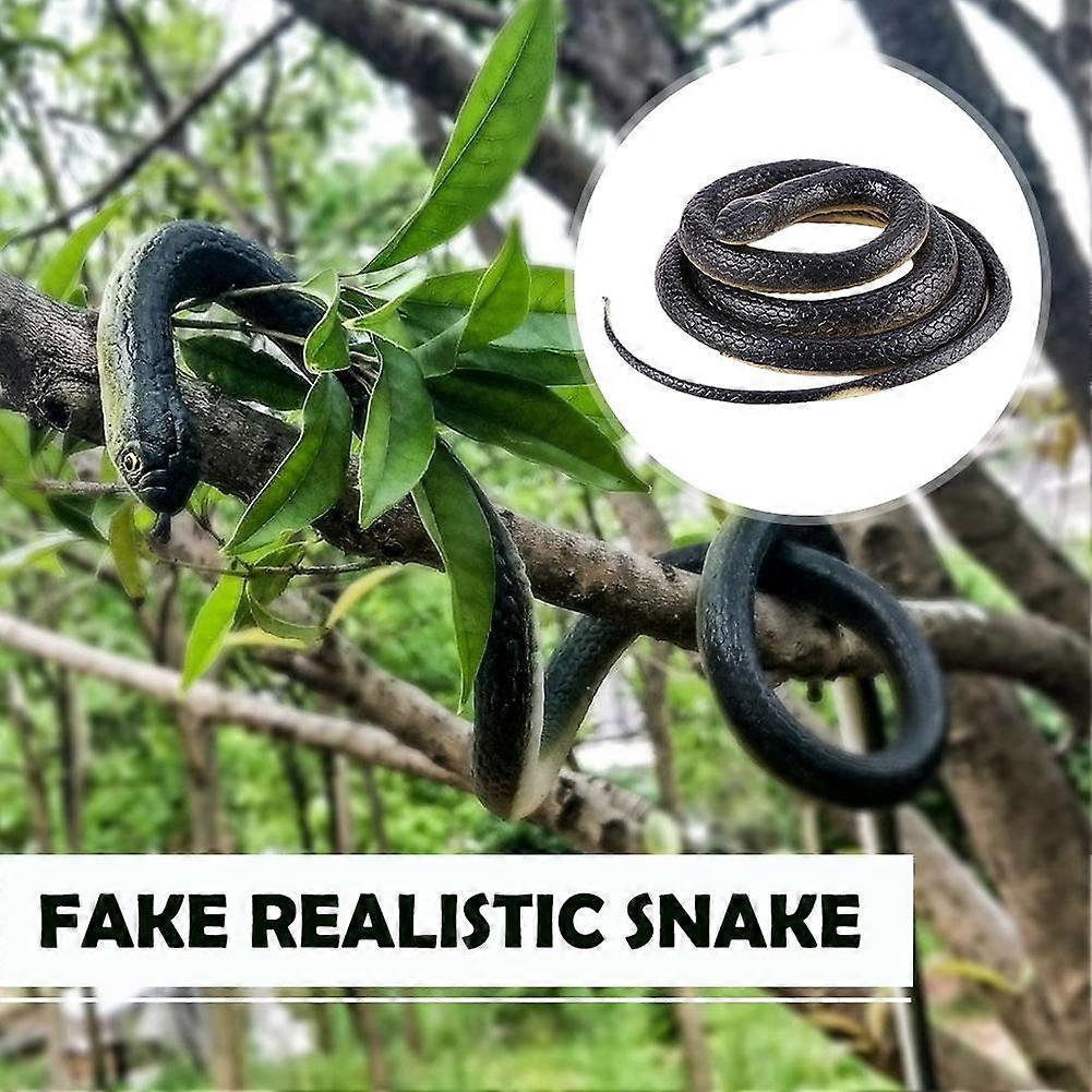 Fake Realistic Snake Lifelike Real Scary Rubber Trick Toy Prank Party ...