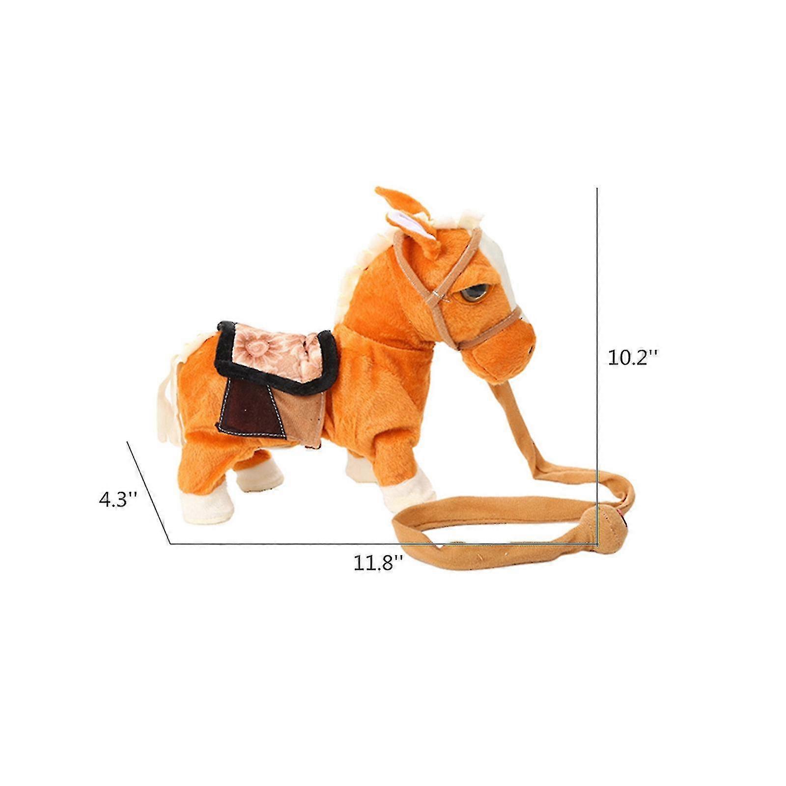 Walking Ponys Plush Interactive Ponys Toy Singing Dancing Musical ...