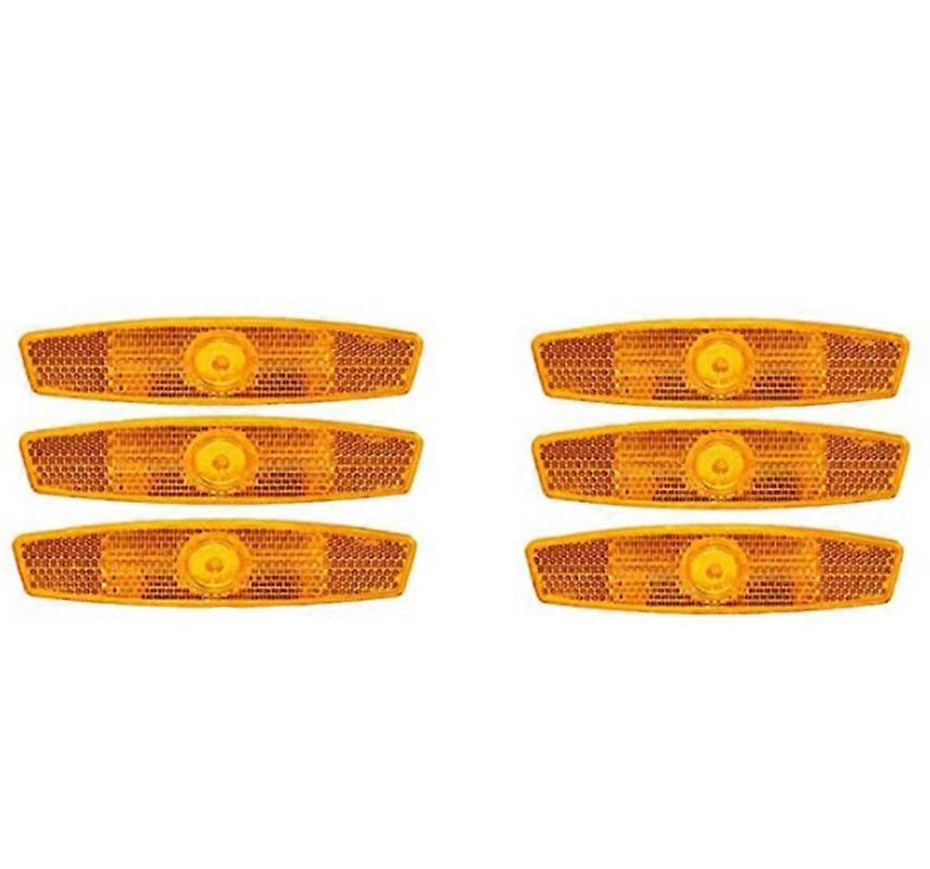 Bicycle Reflectors Set-6Pcs Bicycle Wheel Reflector Safety Spoke ...