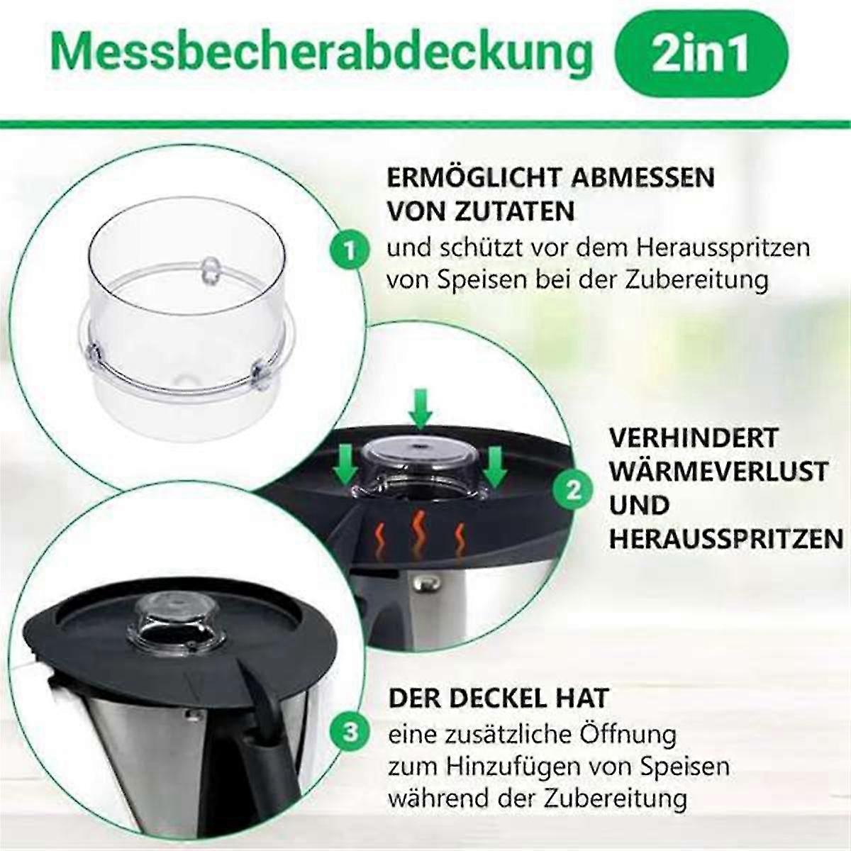 compatible Tm6 Tm5 Blender Replacement Cooking Lid Measuring Cup Dosing ...