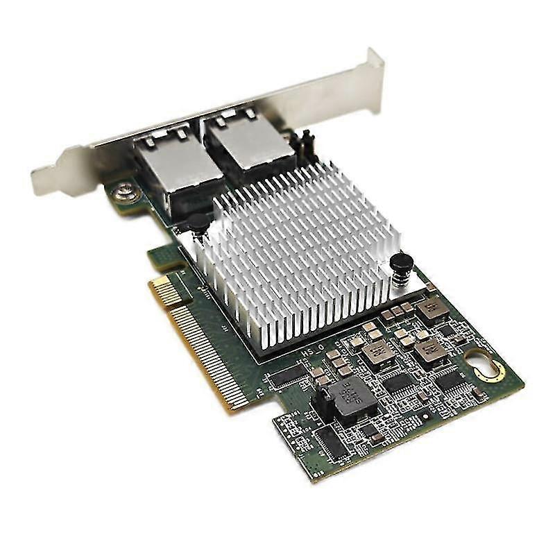 Intel X540-T2 10G Chipset PCIe x8 Dual Copper RJ45 Port 10Gbps Gigabit Ethernet Network Card ...