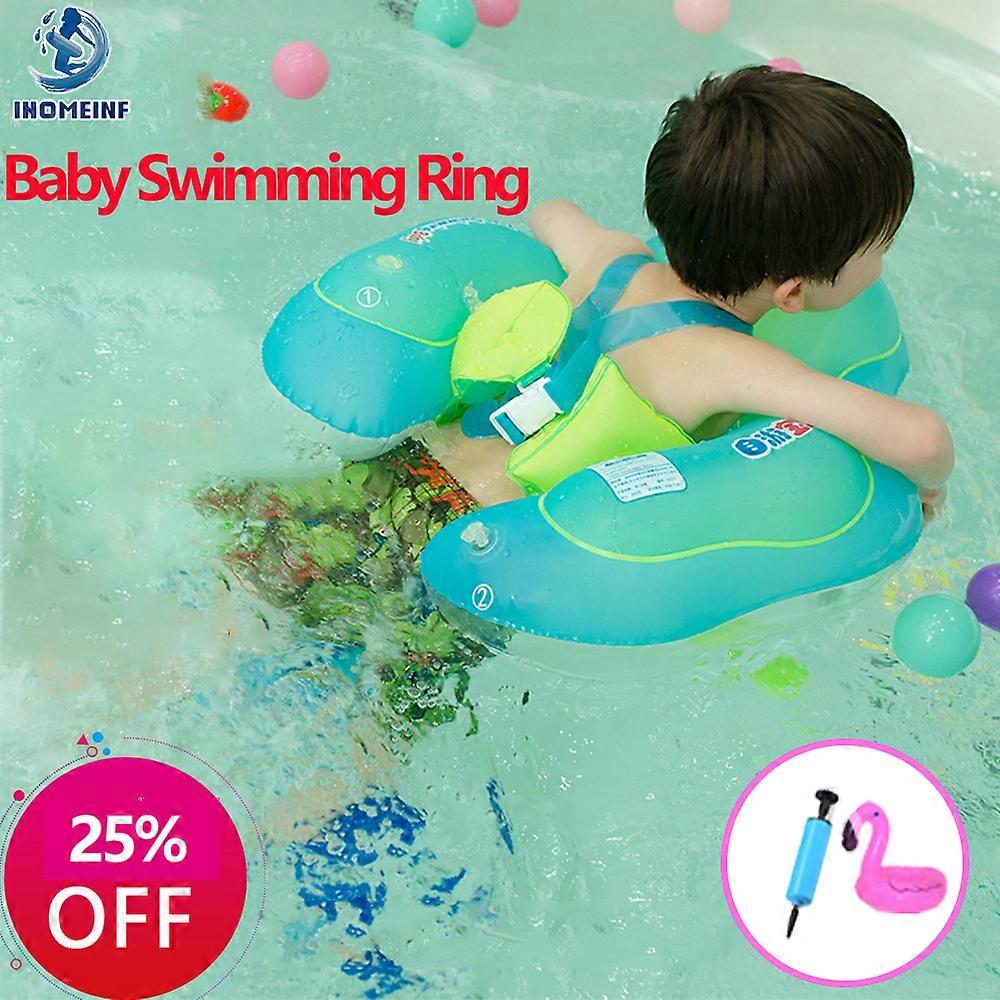Relaxing Baby Inflatable Swimming Circle Double Raft Float Swimming ...