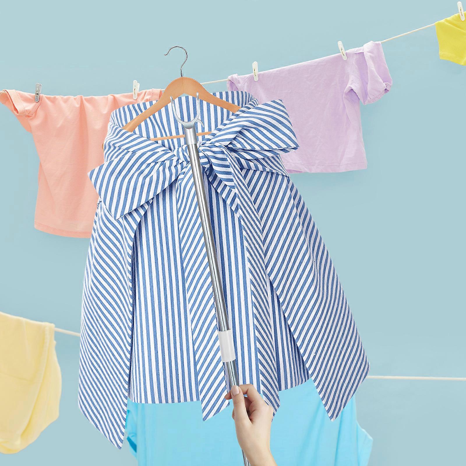 Outdoor Apparel Metal Clothes Pole Clothing Hanger Shepherds Hook ...