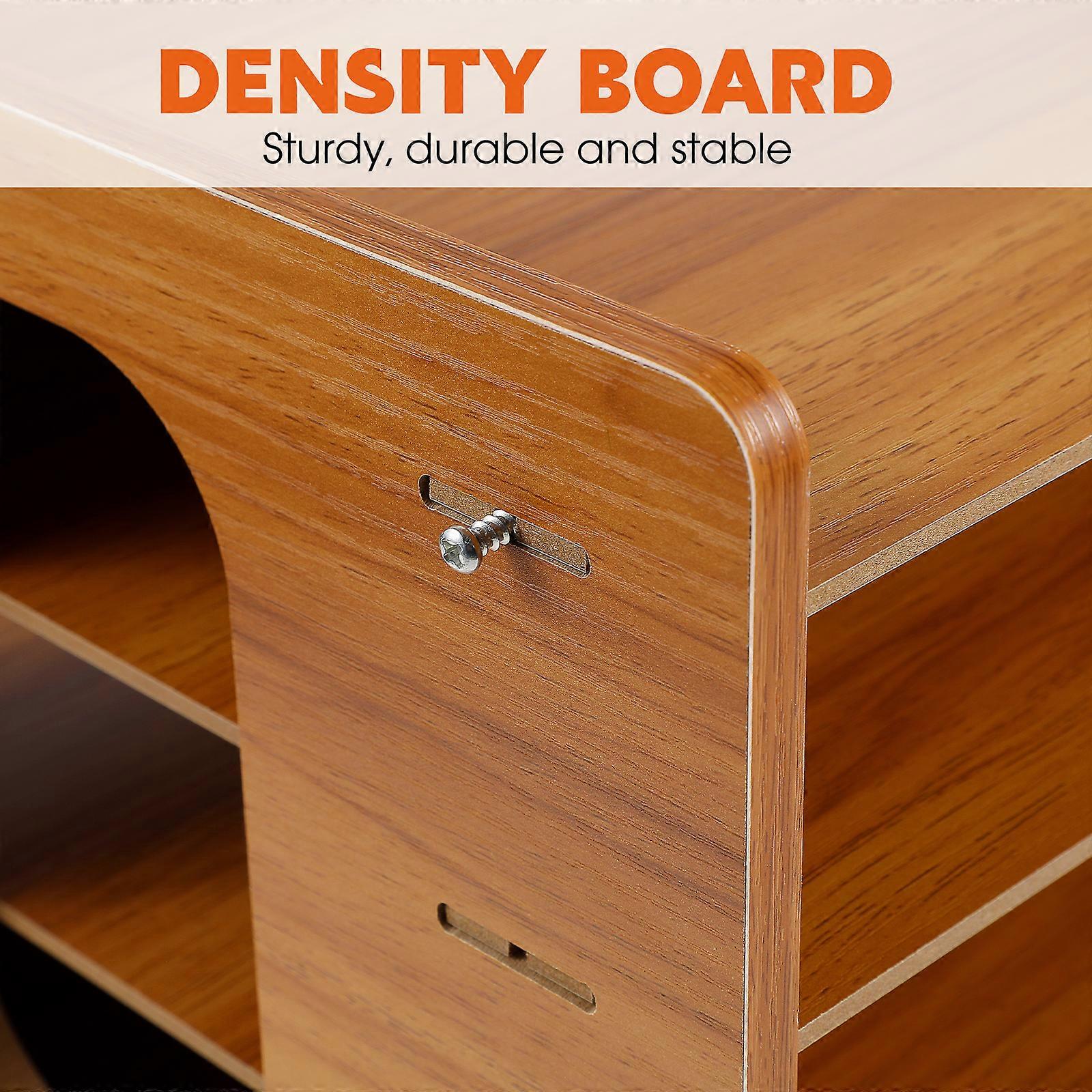 File Organizer Wood Paper Organizer Wood Desk Organizer Paper Tray For ...