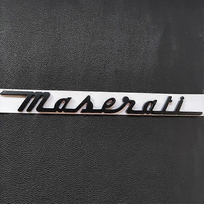 For Maserati boot nameplate badge hand written Ghibli OEM Quattroporte ...