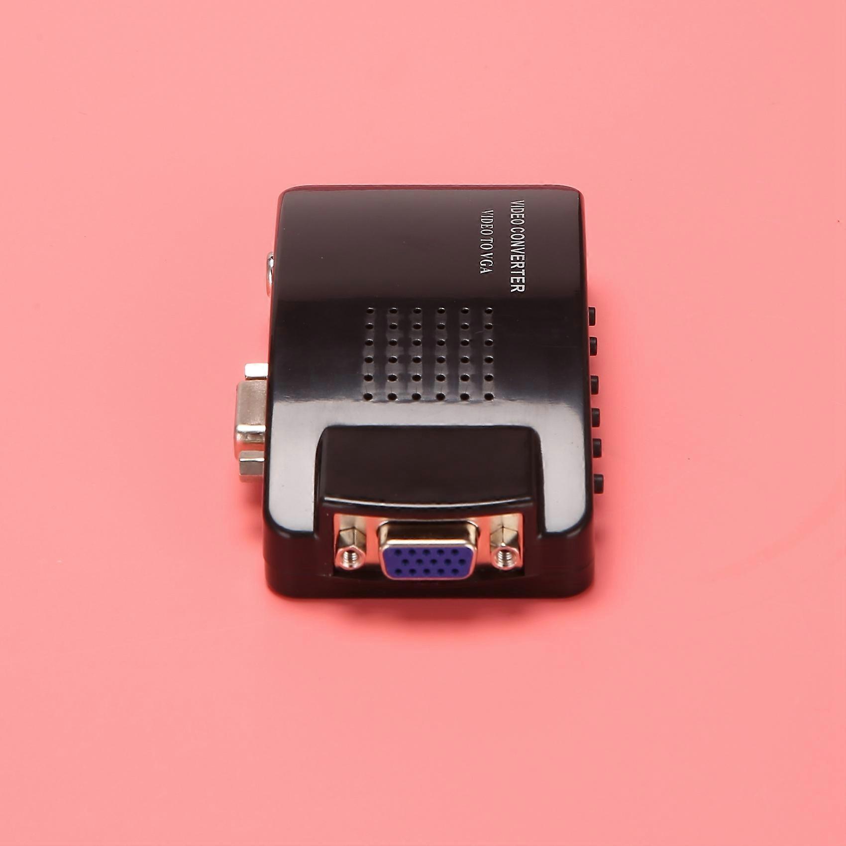 AV to VGA Adapter RCA VGA Converter PC RCA Composite S-Video AV Input ...