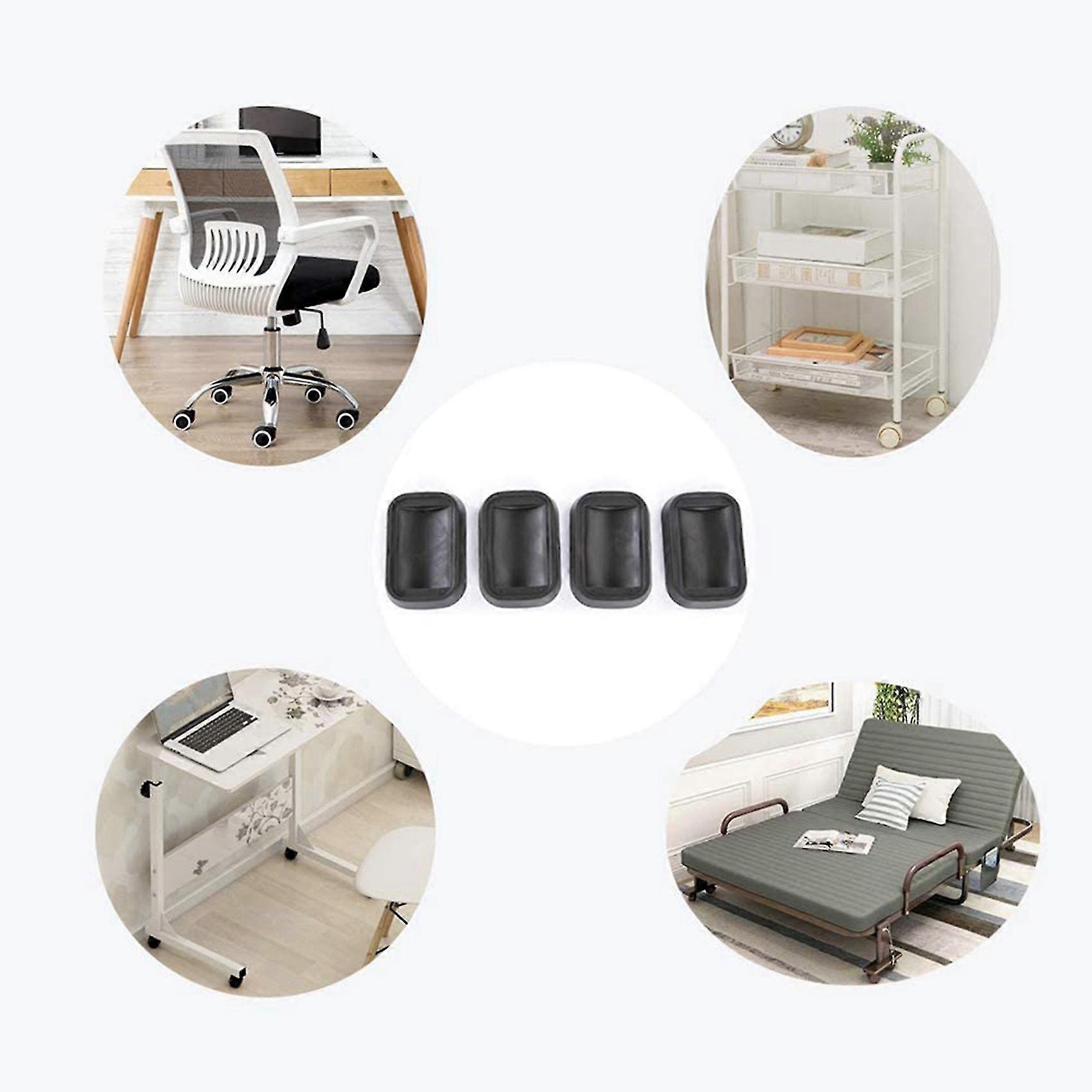 12pcs Bed Stopper & Furniture Stopper Caster Cups Fits To All Wheels Of ...