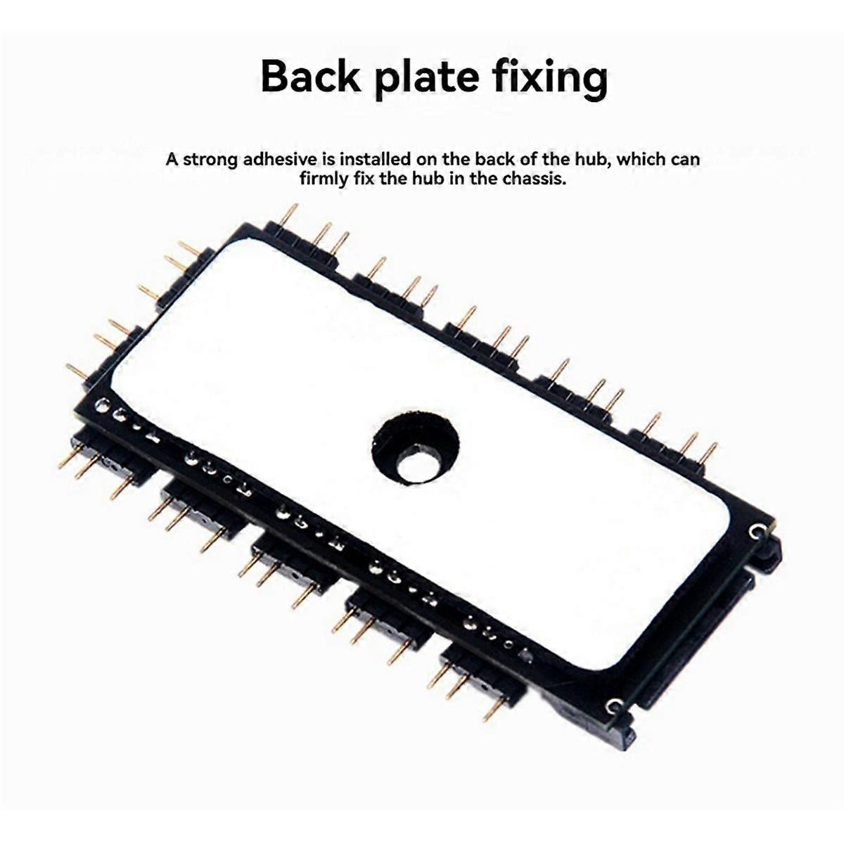 Motherboard 1 to 11 5V 3 Pin PWM Cooler Fan HUB Splitter Extension ...