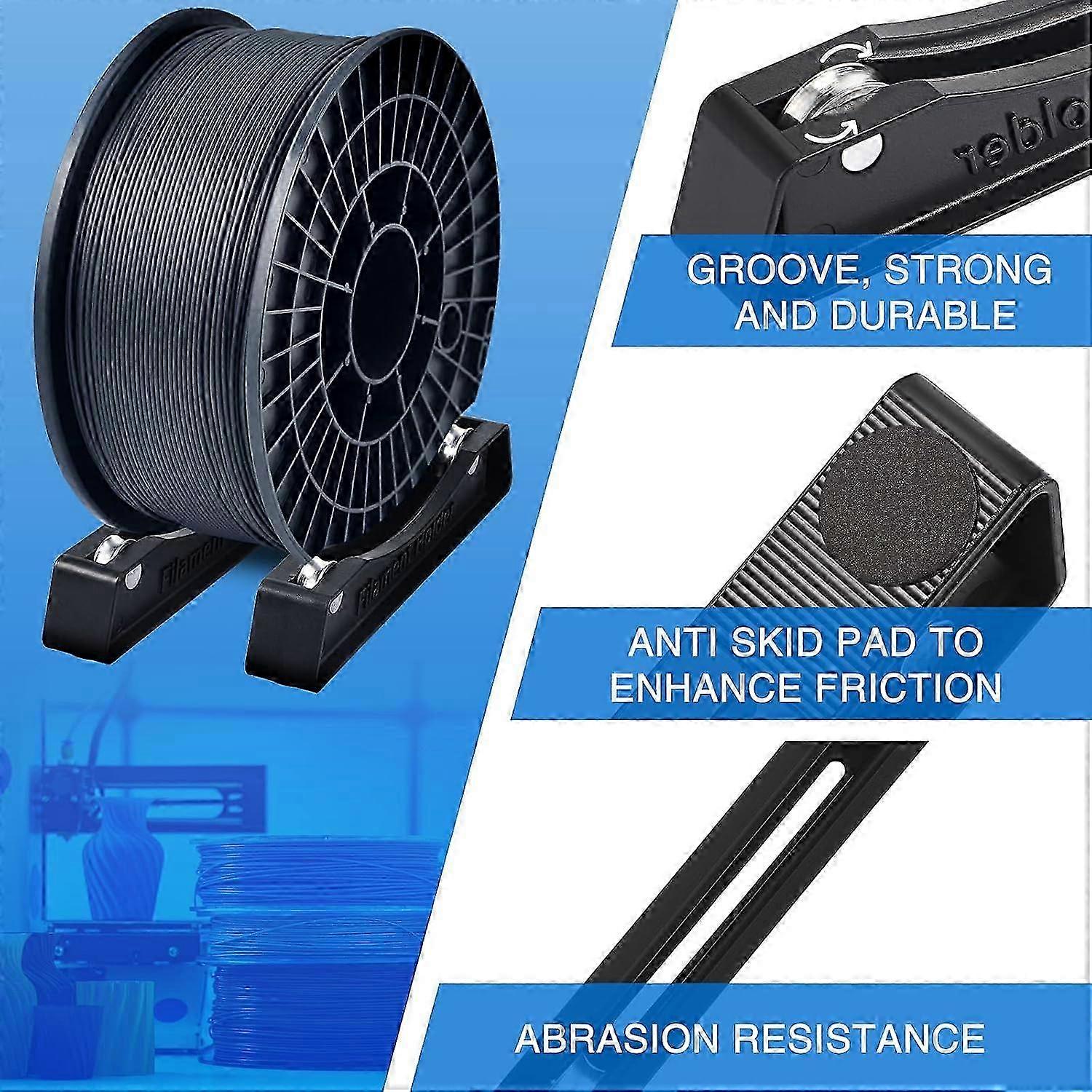 3D Printer Filament Spool Holder Filament Holder Fits All Spools of Any ...