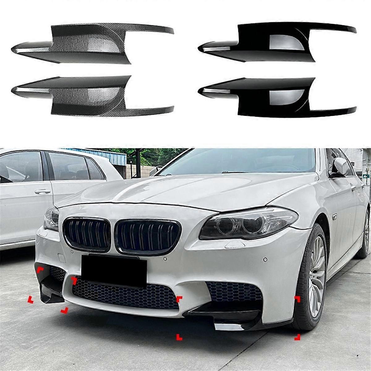 For 5 Series M5 F10 2011-2017 Front Bumper Lip Angle Diffuser Splitter ...