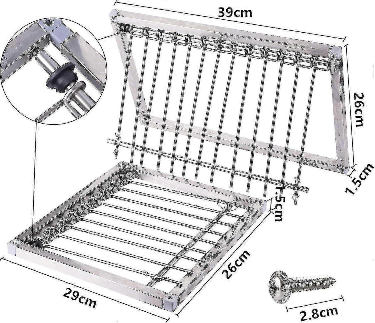 Humane Bird Cages Trap Pigeon Door Wire Bars Frame U-trap For Birds (39 ...