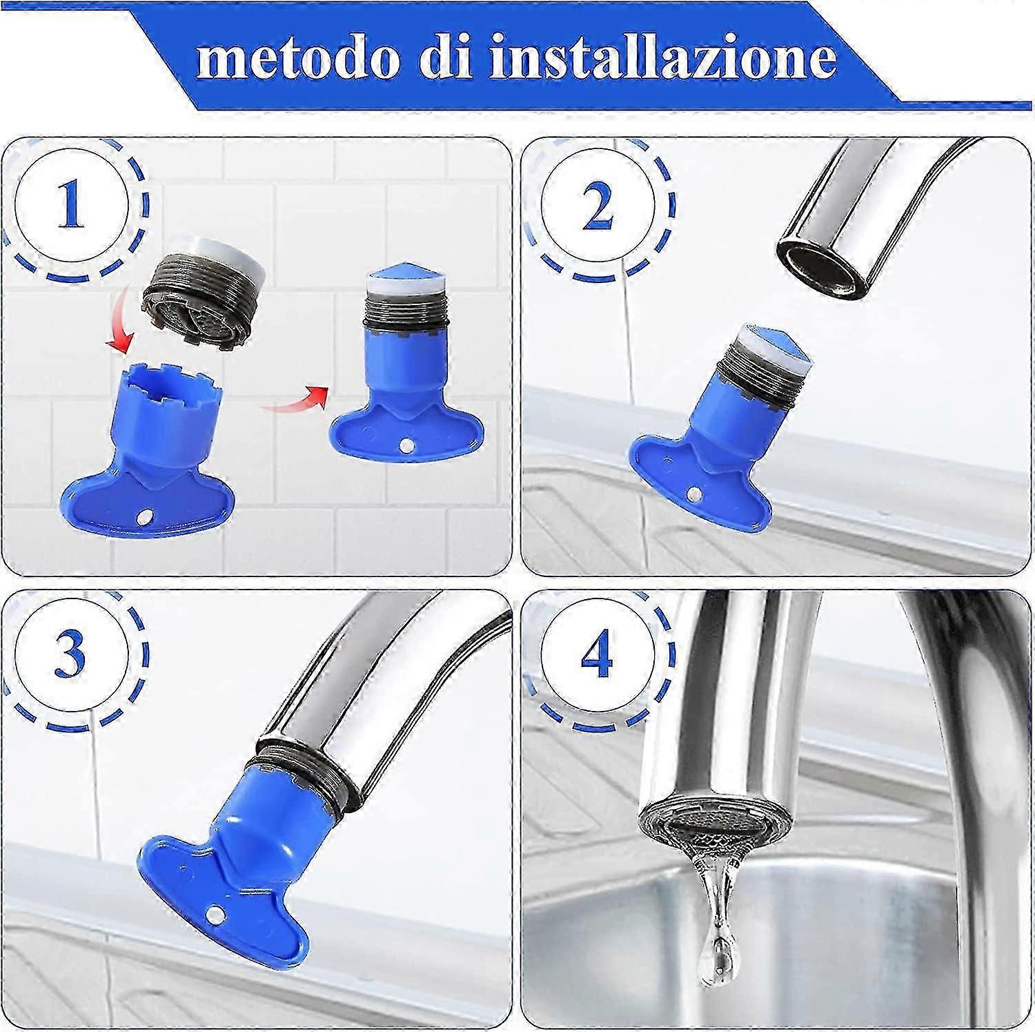 6pcs, M18.5 Aerator, Kitchen Bathroom Faucet Aerator, Water Saving ...