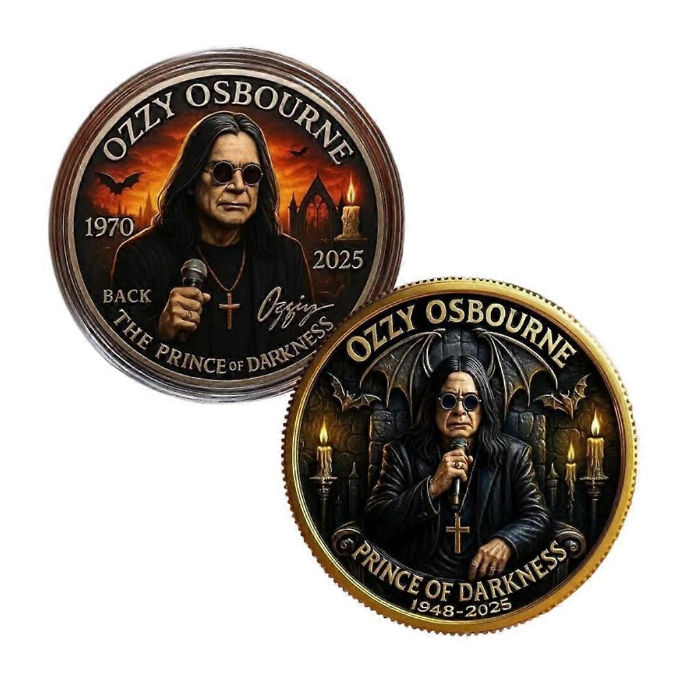 Ozzy Osbourne Farewell Commemorative Coin - Rock Legend Tribute ...