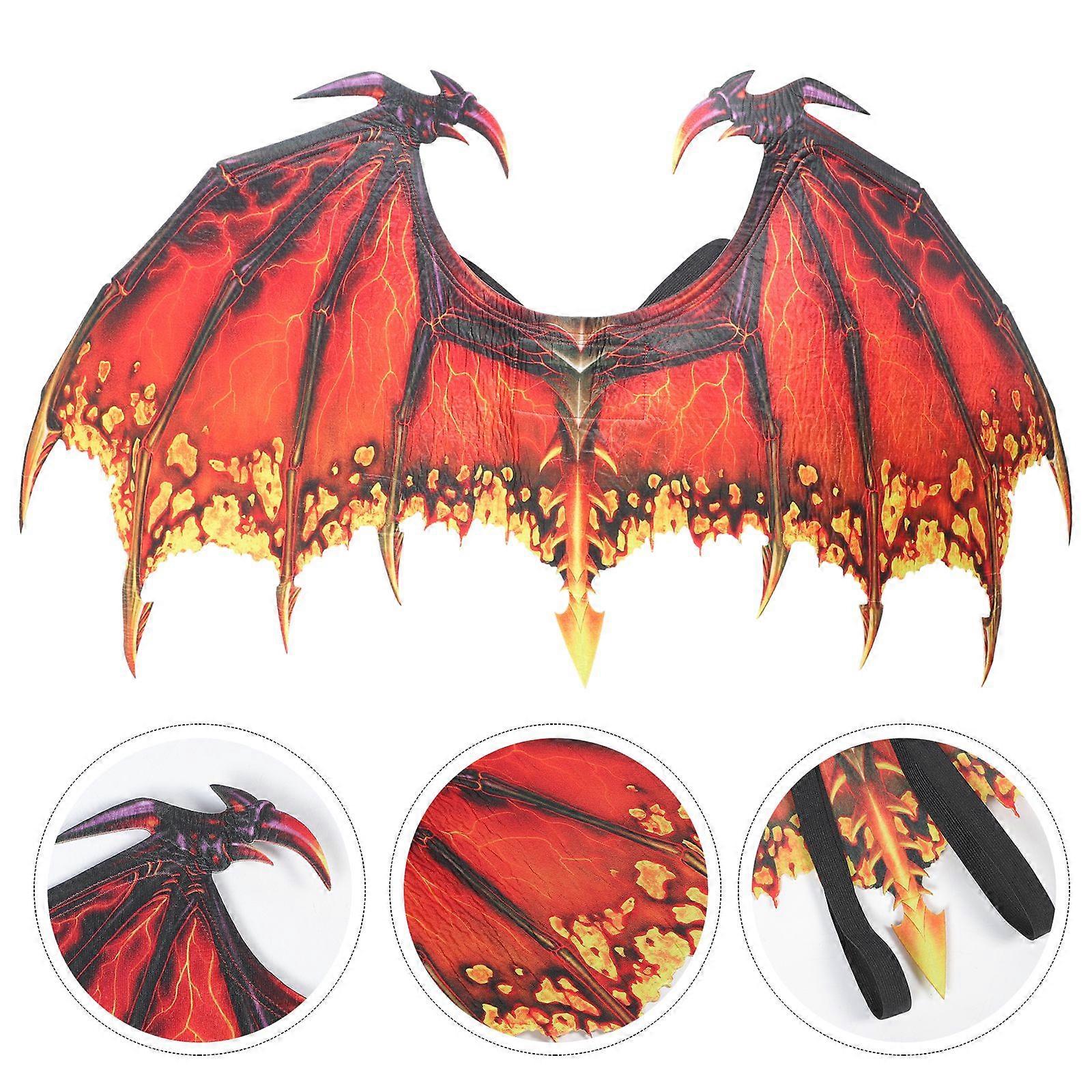 Halloween Cosplay Party Props Non-woven Dragon Wings Creative ...
