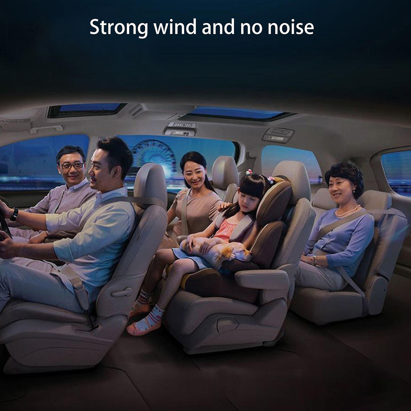 Electric Fan Vehicle Mounted Fan 360 Degree Rotation Auto Cooling Fan 2 ...