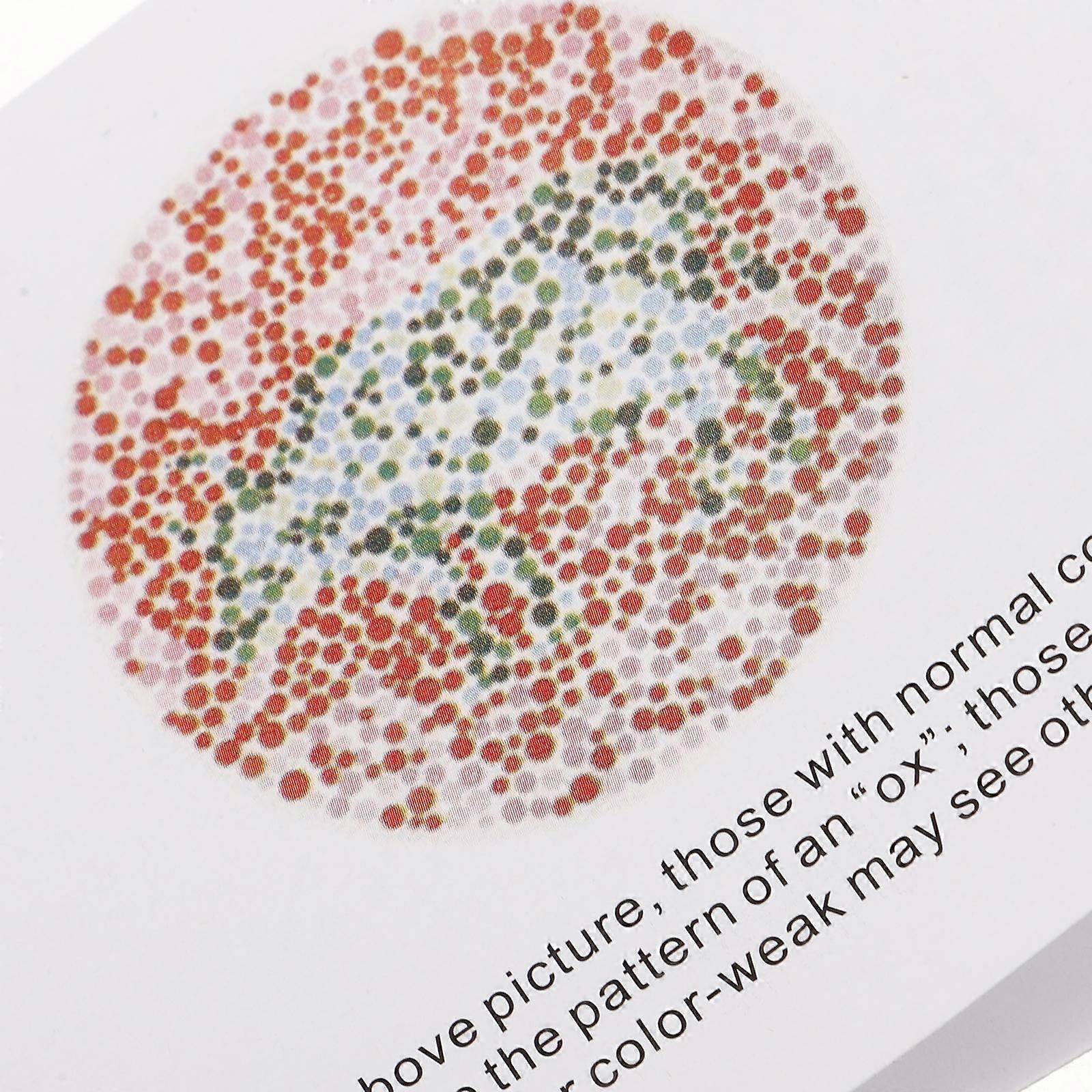 Color Blind Testing Book Vision Book Color Chart Test Chart Book for ...