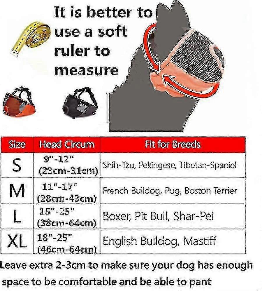 Kort snude hund næseparti åndbart mesh bulldog næseparti justerbar hund ...