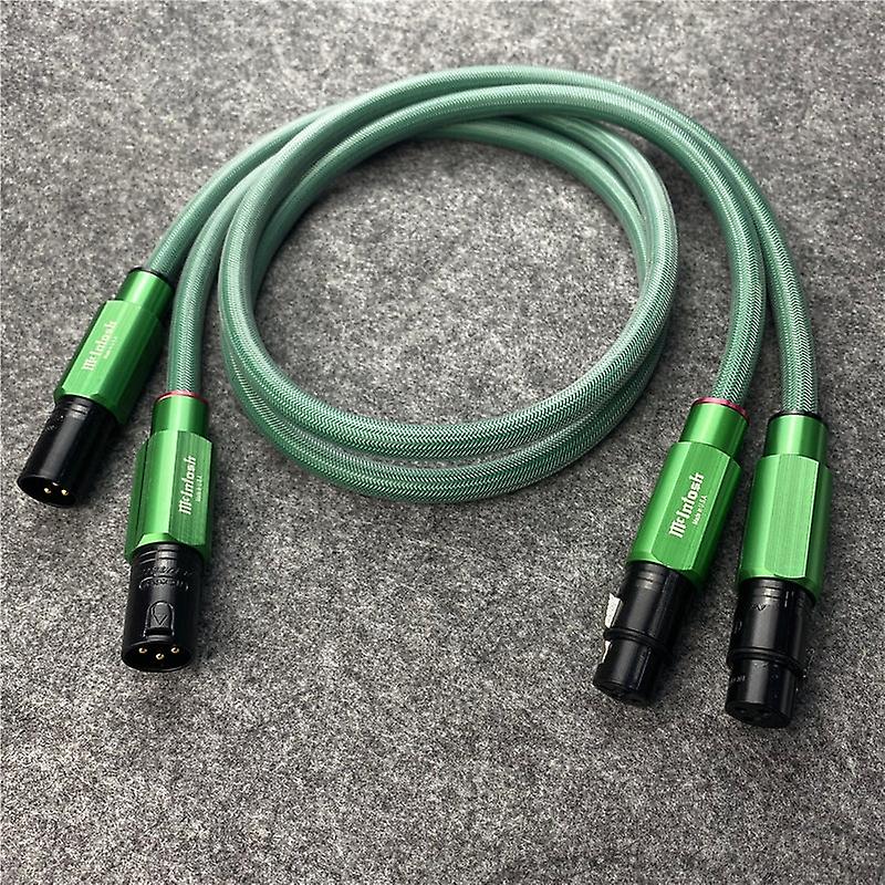 Hifi Audio Line Mcintosh 4n Copper Hifi Xlr Balance Cable With Green ...