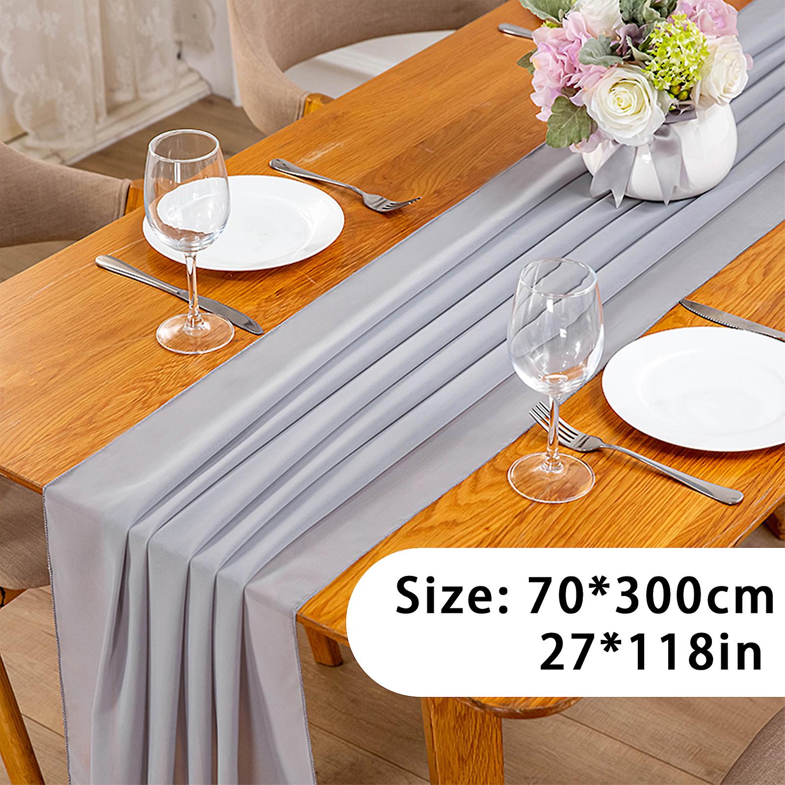 Chiffon Table Runner , Burgundy Sheer Chiffon Table Runner Chiffon ...