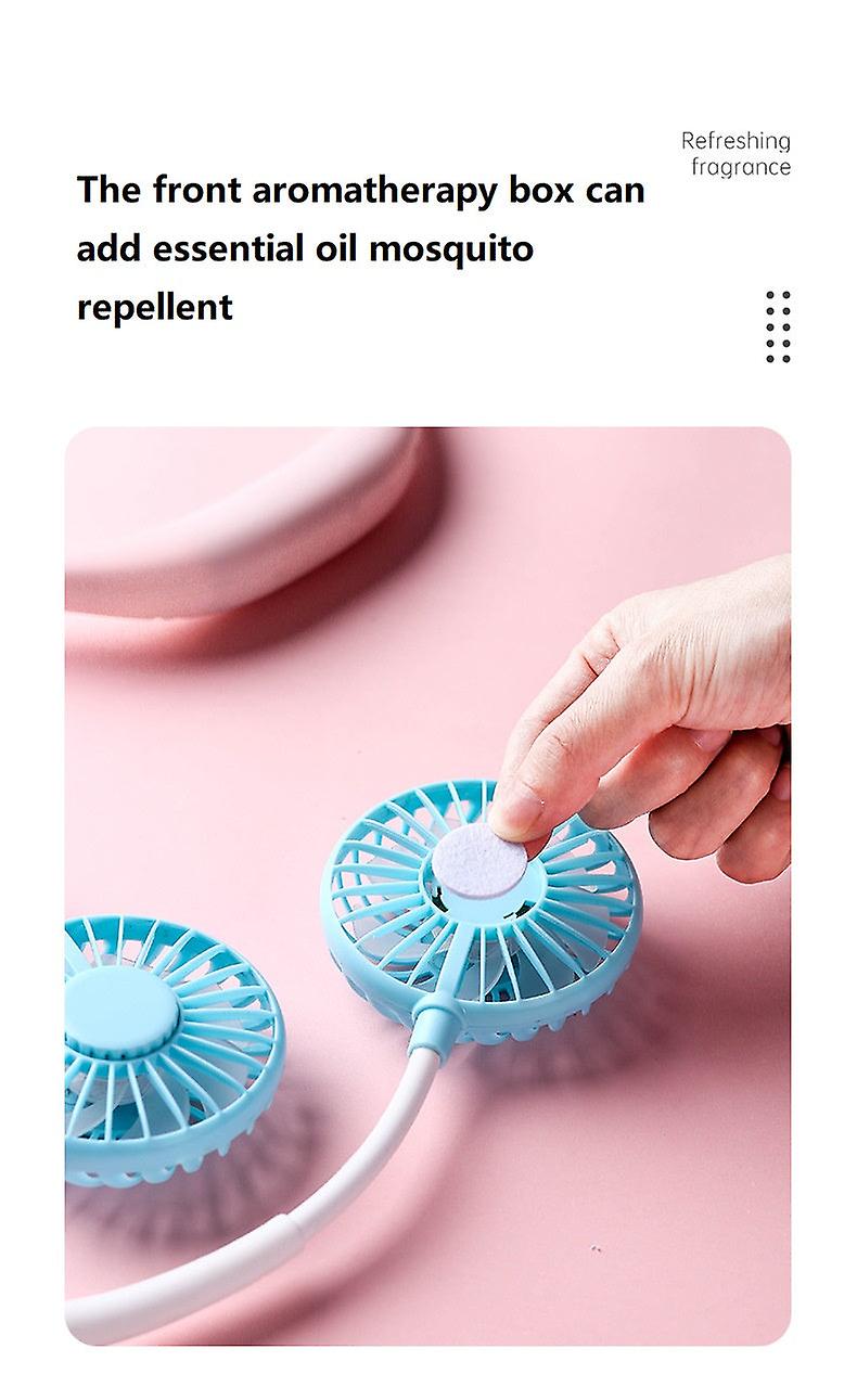 Usb fan with aromatherapy diffuser portable electric fan mini cooling ...