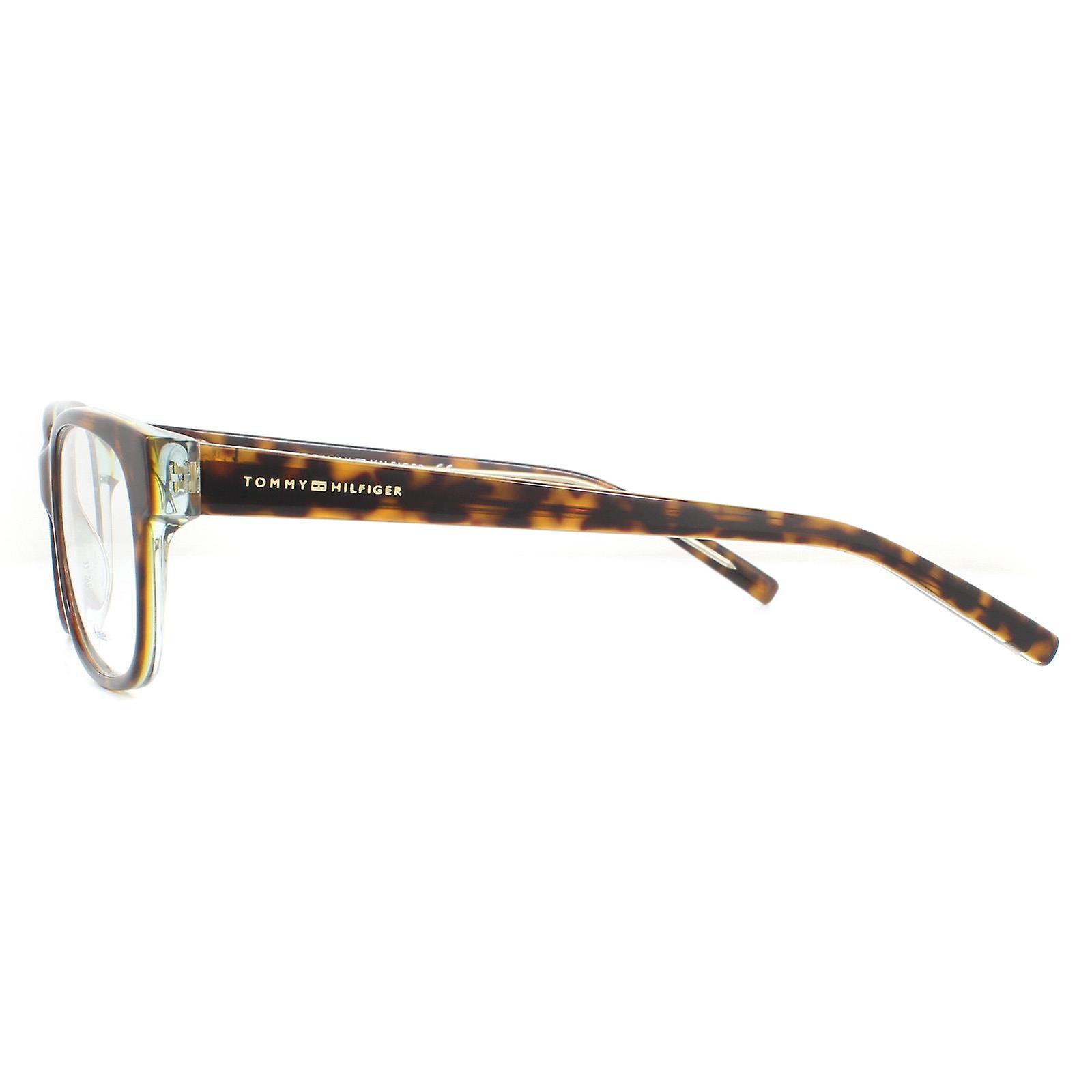 Tommy Hilfiger Glasses Frames TH 1017 1IL Havana Transparent Grey Men ...