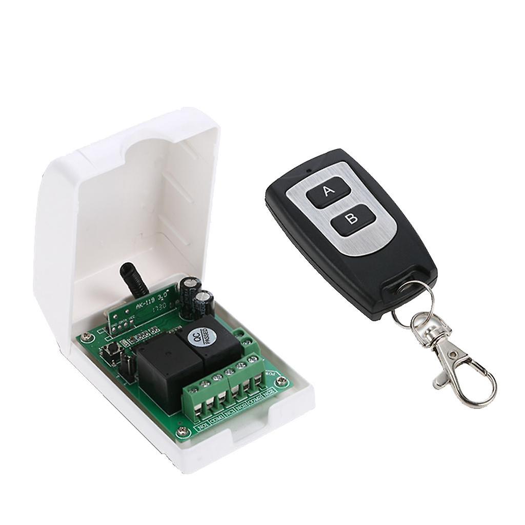 Dc 12v Relay Wireless Rf Remote Control Switch Transmitter With ...