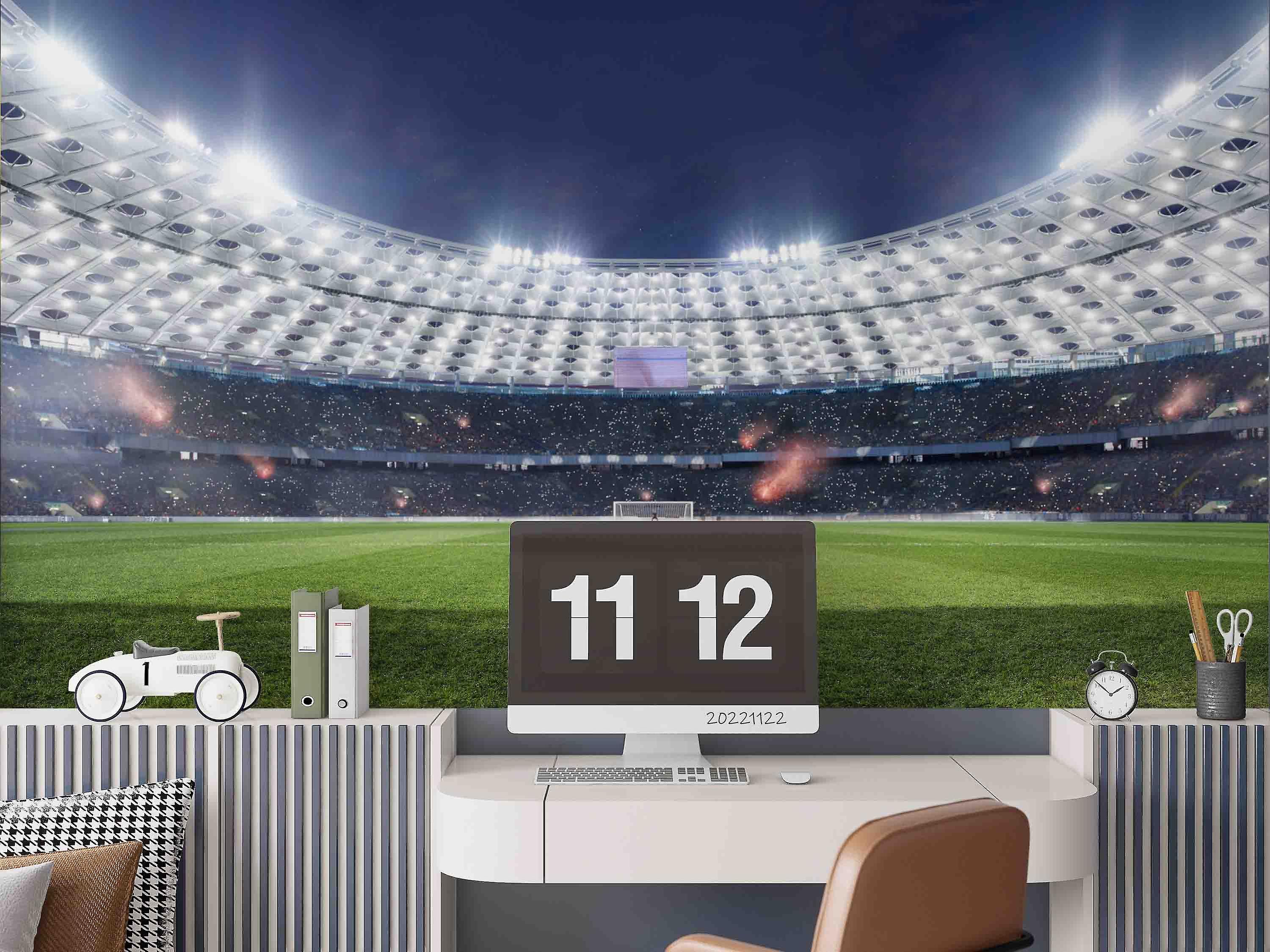 3D Professional Football Field Wall Mural Wallpaper Gd 2514 | Fruugo UK