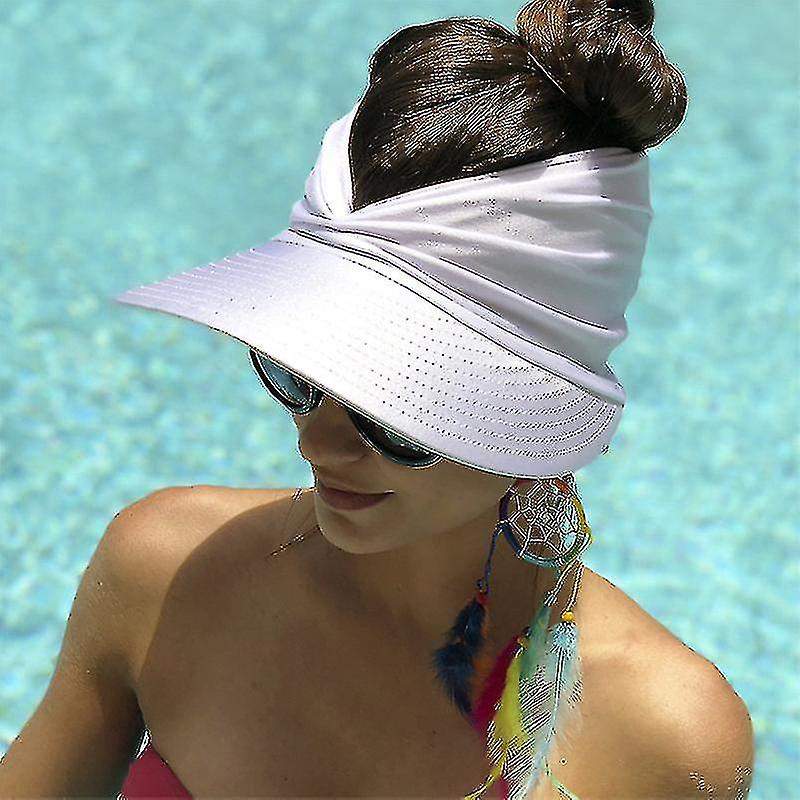 Women Sport Sun Visor Hats, Empty Top Baseball Sun Cap | Fruugo UK