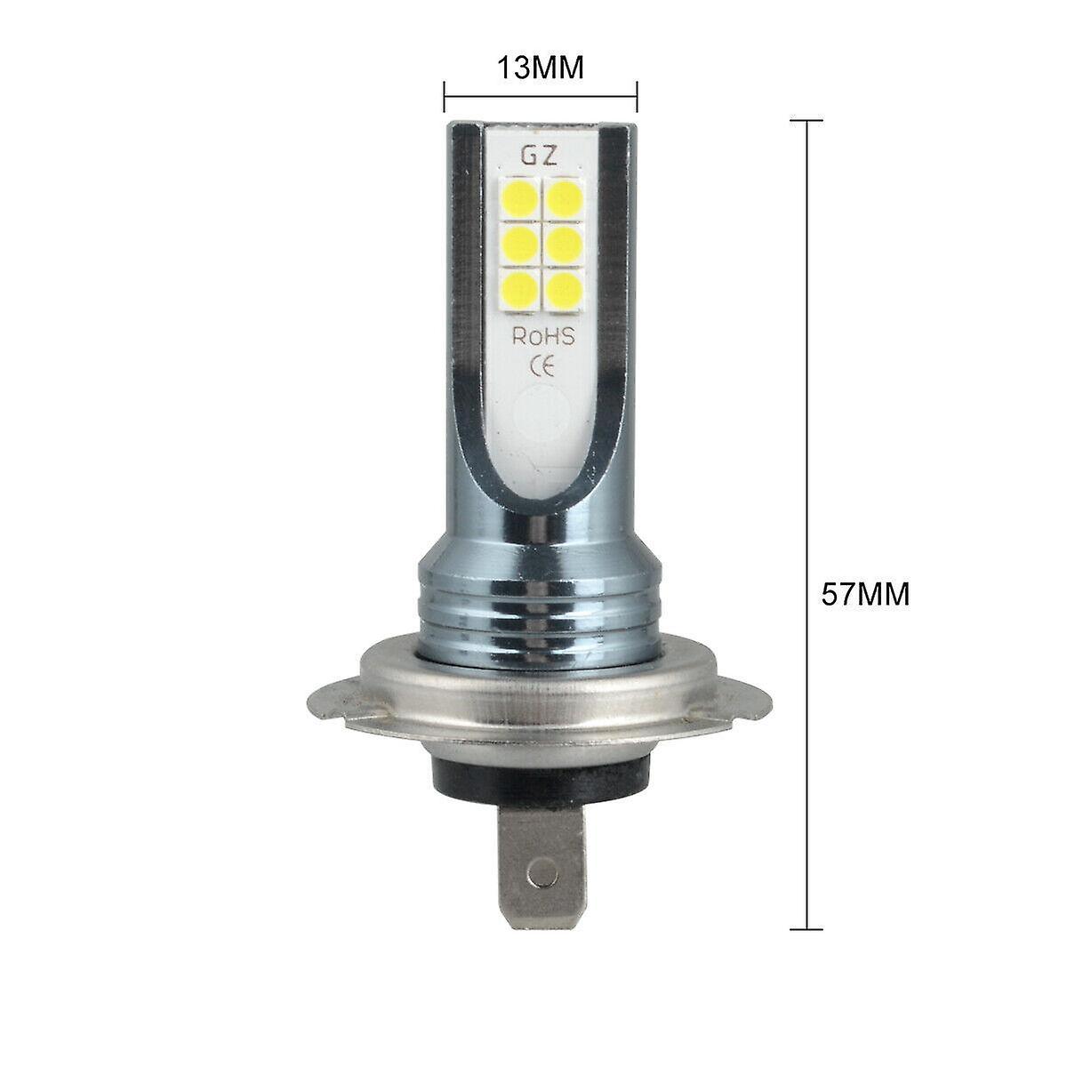 2x H7 Led Headlight Bulb Kit High/low Beam 32w 9800lm Super Bright 6000k White Fog Lamps H8 H1 ...