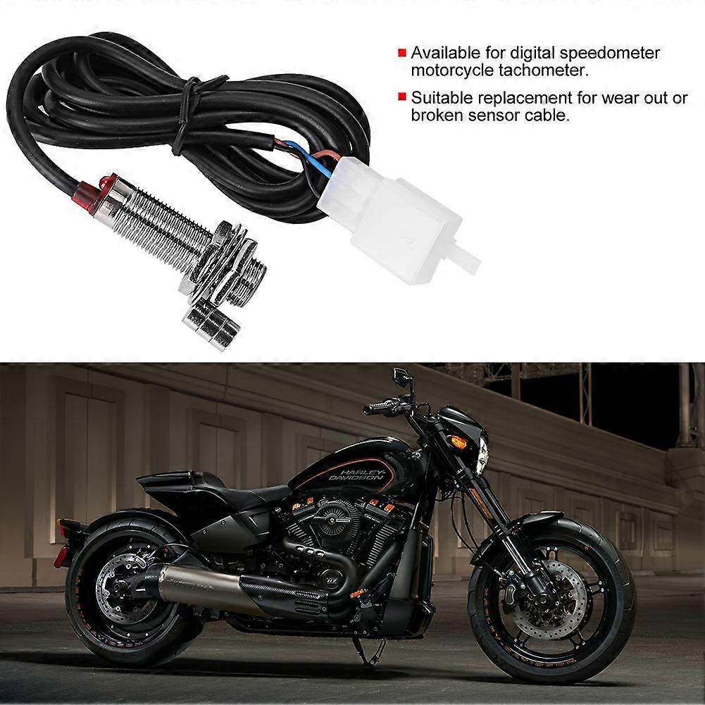 Odometer Sensor Cable with 3 Magnet for Digital Speedometer Motorcycle ...