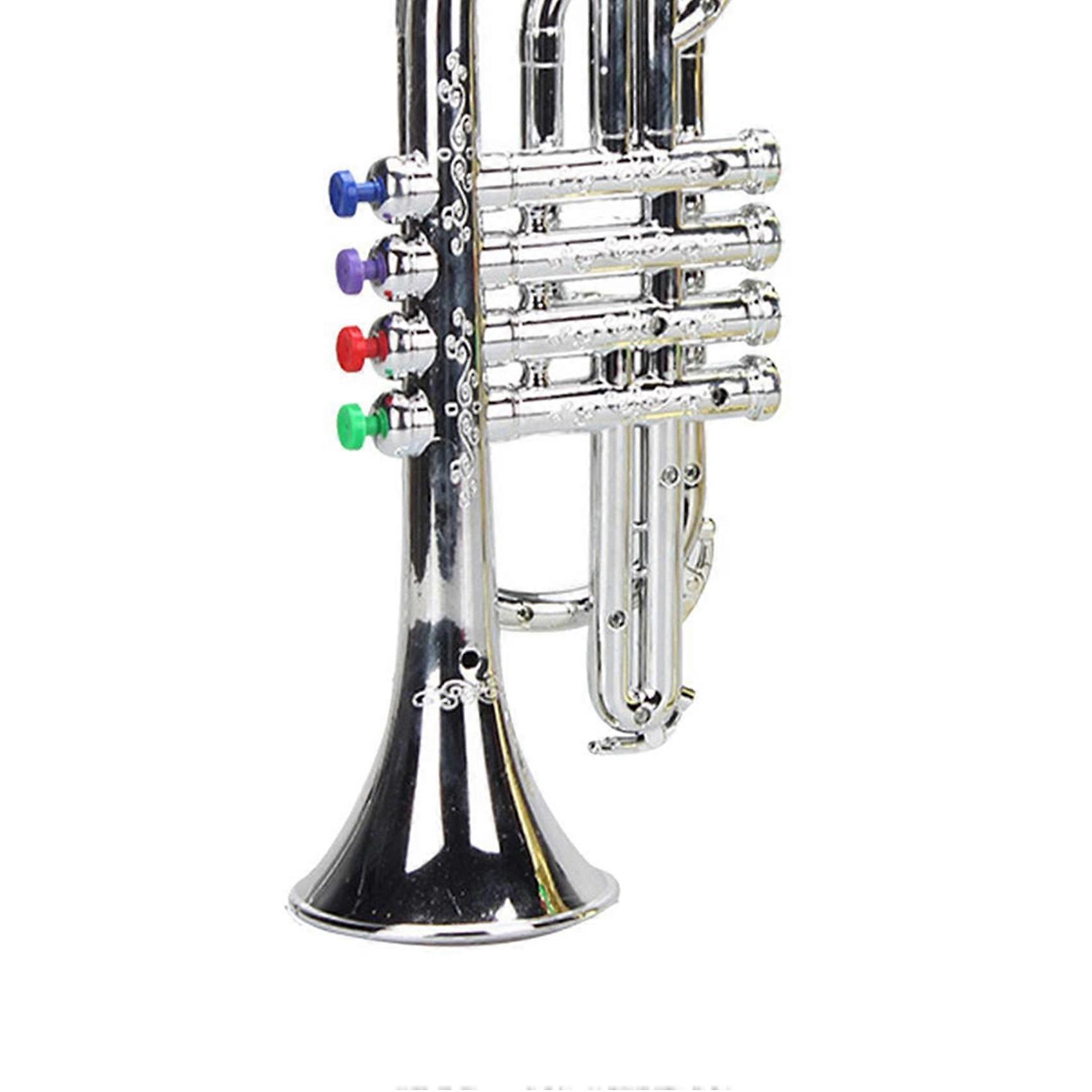 Trumpet 4 Tones 4 Colored Keys Simulation Play Mini Musical for ...