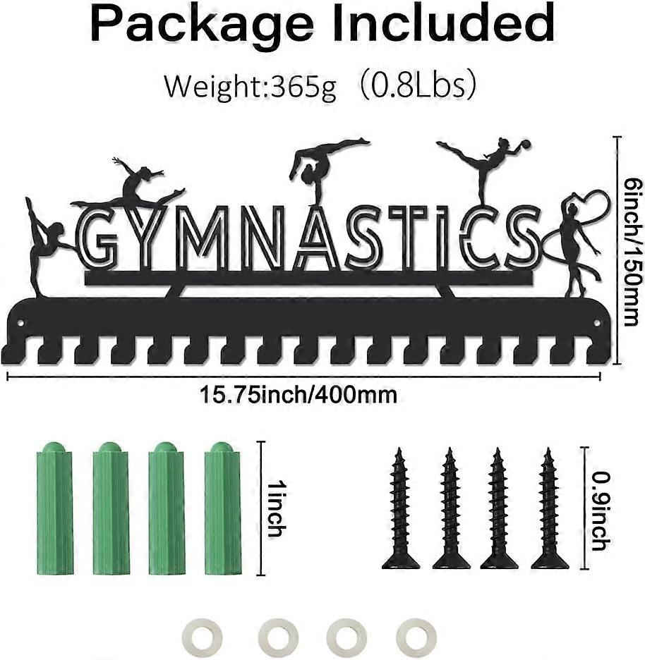 Figure Gymnastics Medal Hook Female Gymnast Sports Medal Holder Display ...