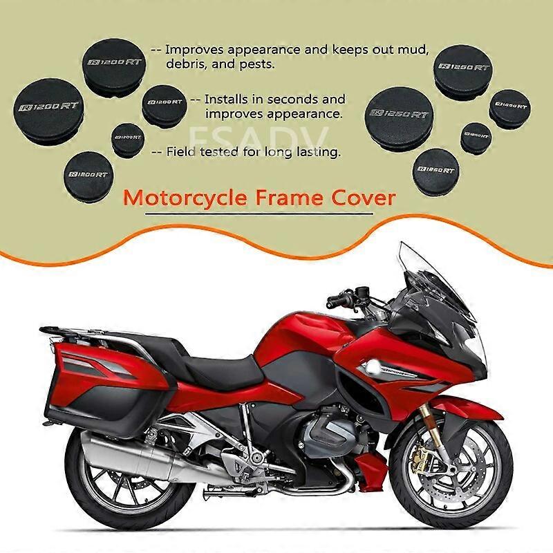 For BMW R1200RT R1250RT Frame Hole Cover Caps Plug Decorative Frame Cap ...