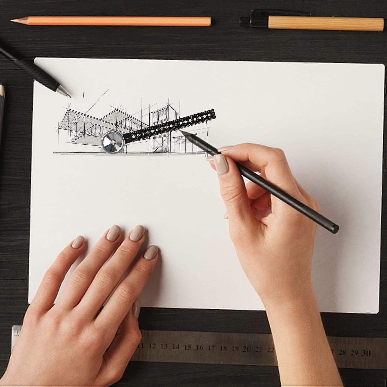 Multi Functional Drawing Ruler,Scale Ruler, All in One, Suitable for ...