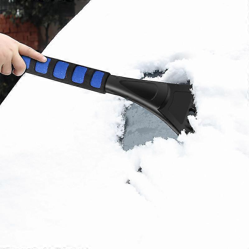 2-in-1 Car Ice Scraper With Broom, 27 Inch Snow Brush Car, Anti-scratch ...