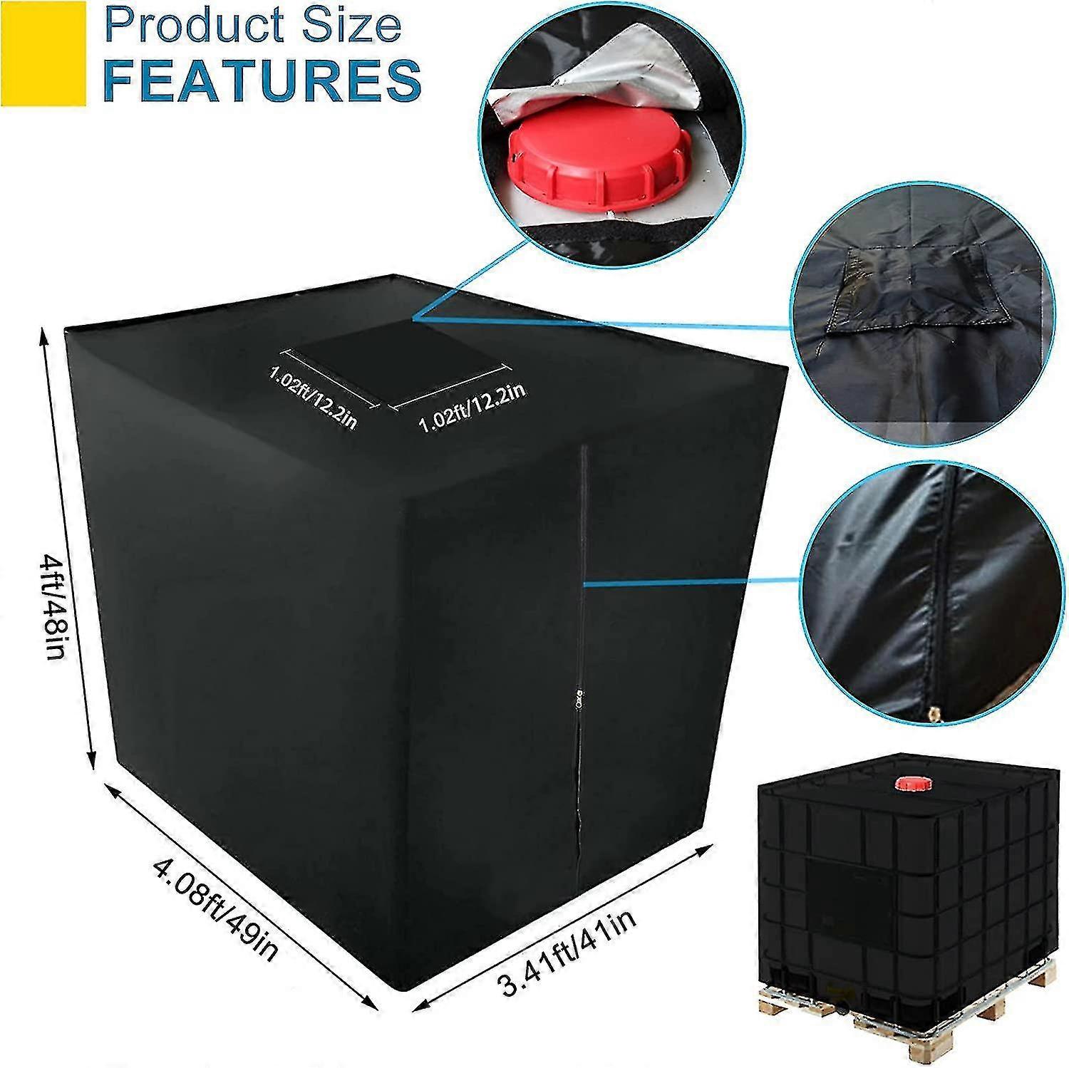 Ibc Ton Bucket 1000l Outdoor Water Tank Waterproof Dustproof Cover ...