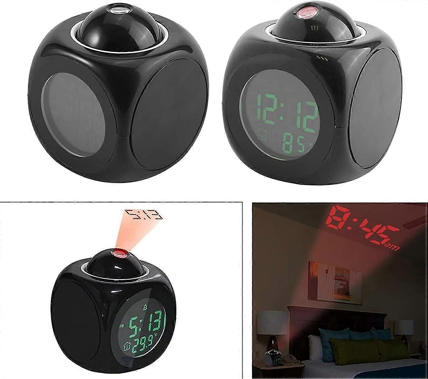 Projection Alarm Clock - Ceiling Digital Clock Projector Alarm Clock ...