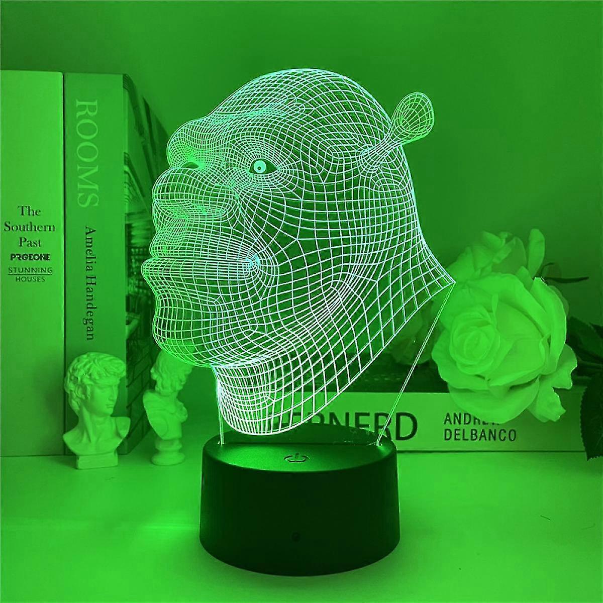 Figurines - Shrek 2 Movie Action Figure - 3d Illusion Led Shrek Forever ...