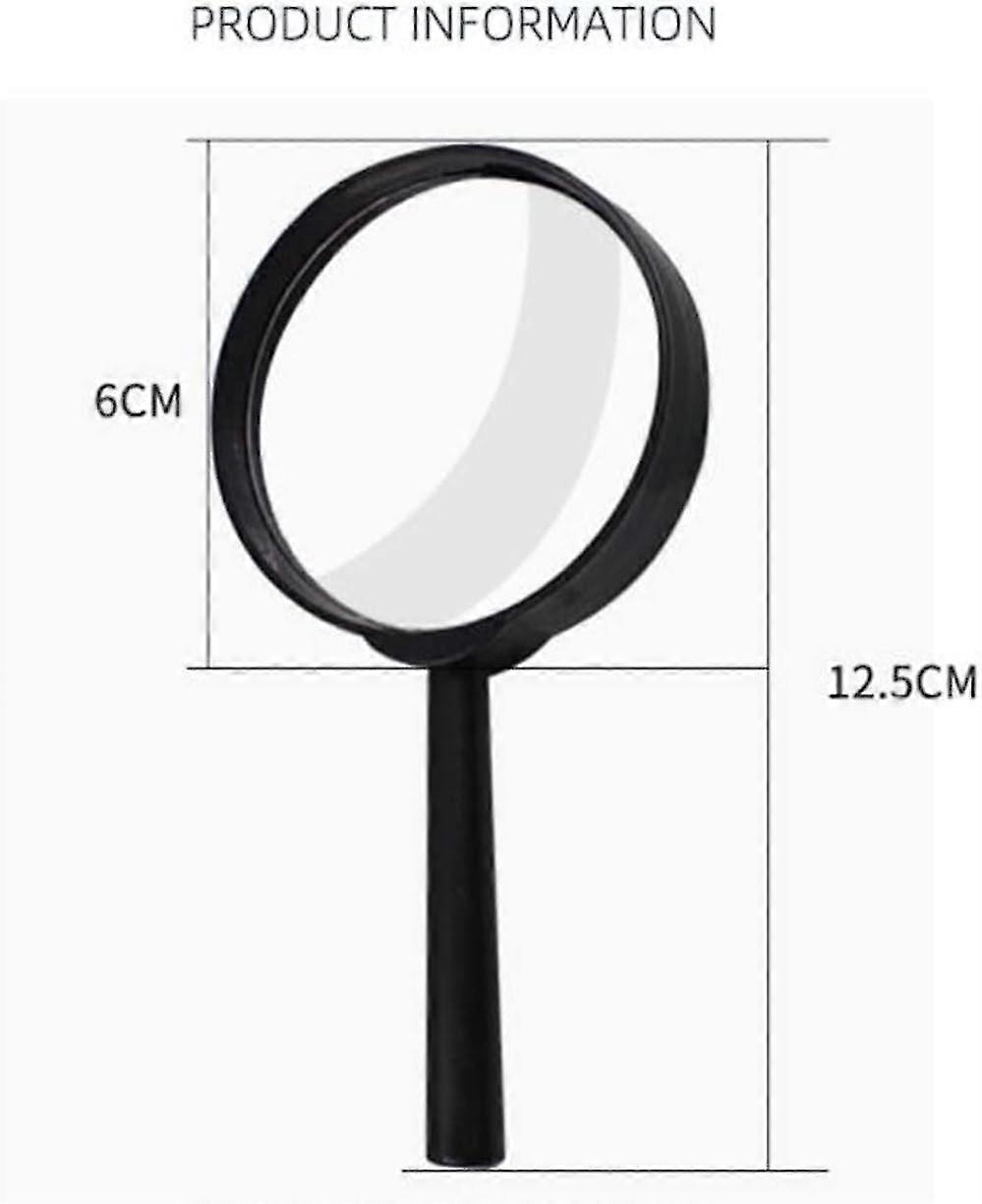 Children's Magnifying Glass, 8 Pieces Plastic Magnifier Portable ...