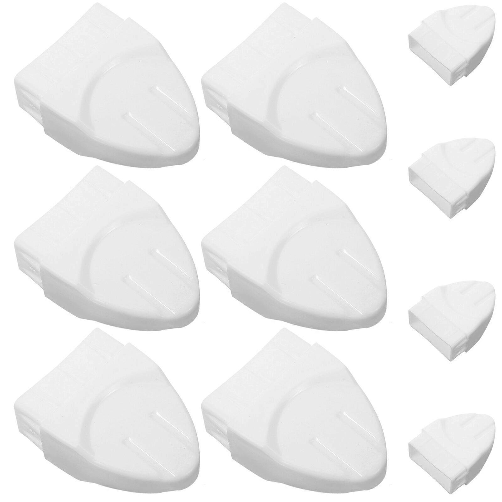 10pcs Railing Post Caps Flower Bed Fence Guardrail Caps Plastic Caps ...