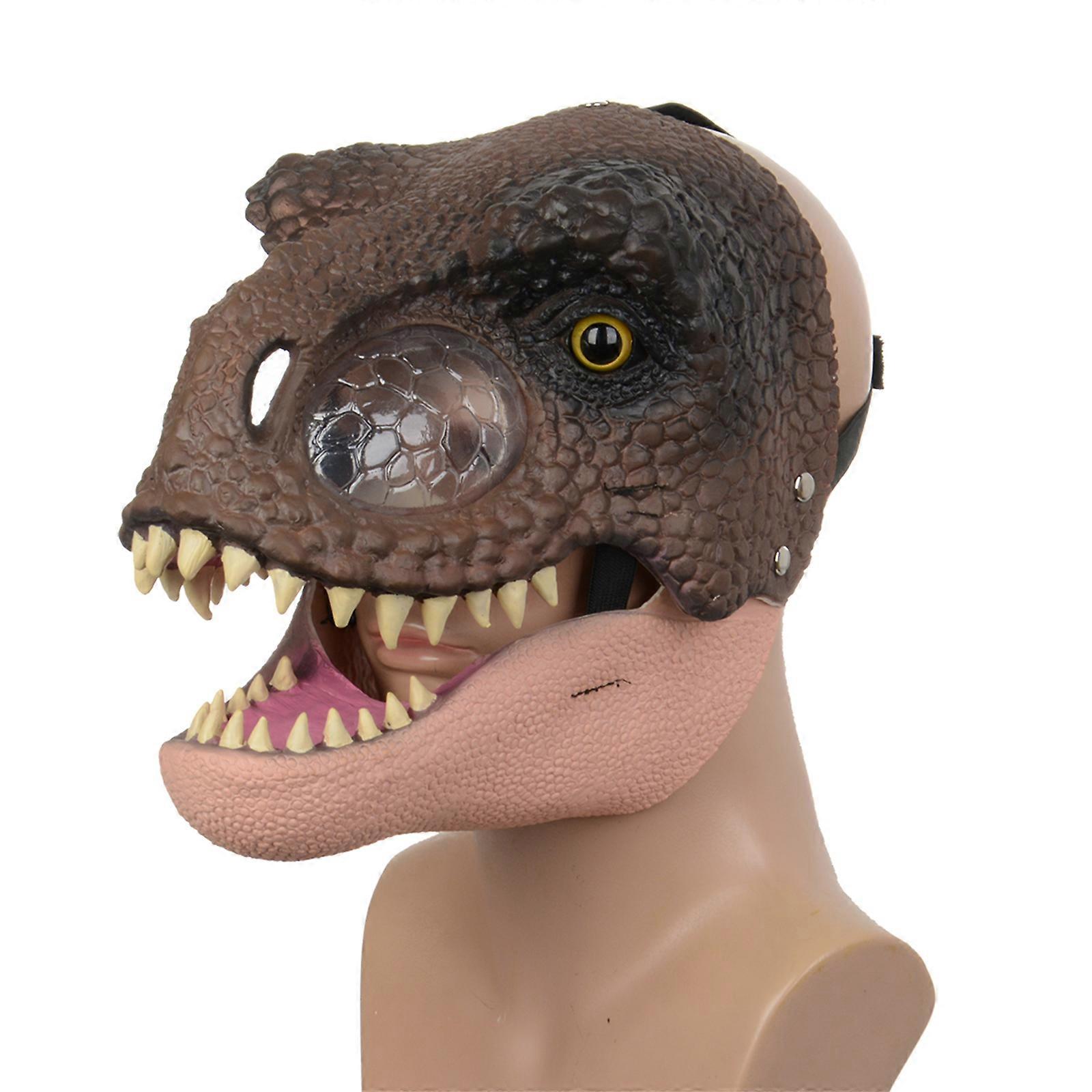 Jurassic World Dominion Tyrannosaurus Rex Moving Mask Camp Cretaceous ...