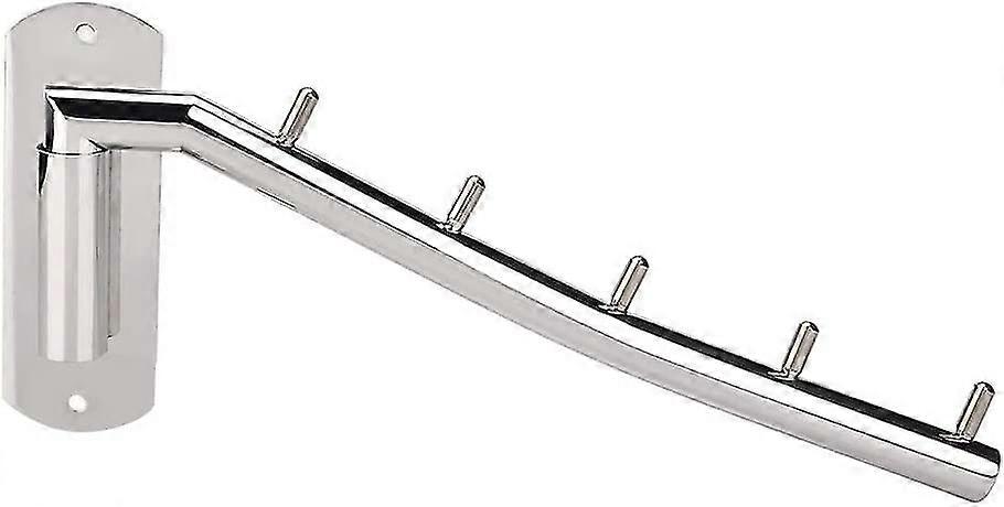 Wall Mounted Clothes Hanger Rack, Folding Wall Mounted Clothes Hanger ...