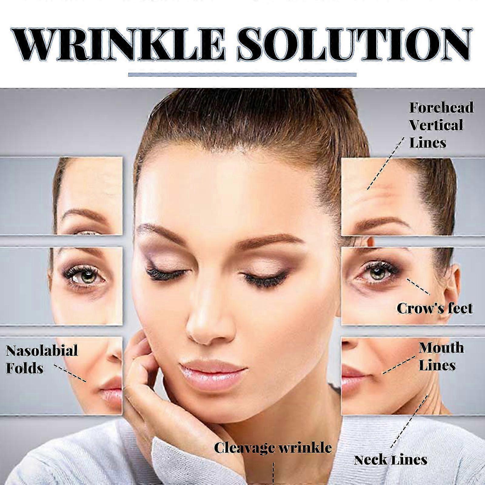 Reusable Silicone Wrinkle Removal Sticker Facial Lifting Strips Set ...