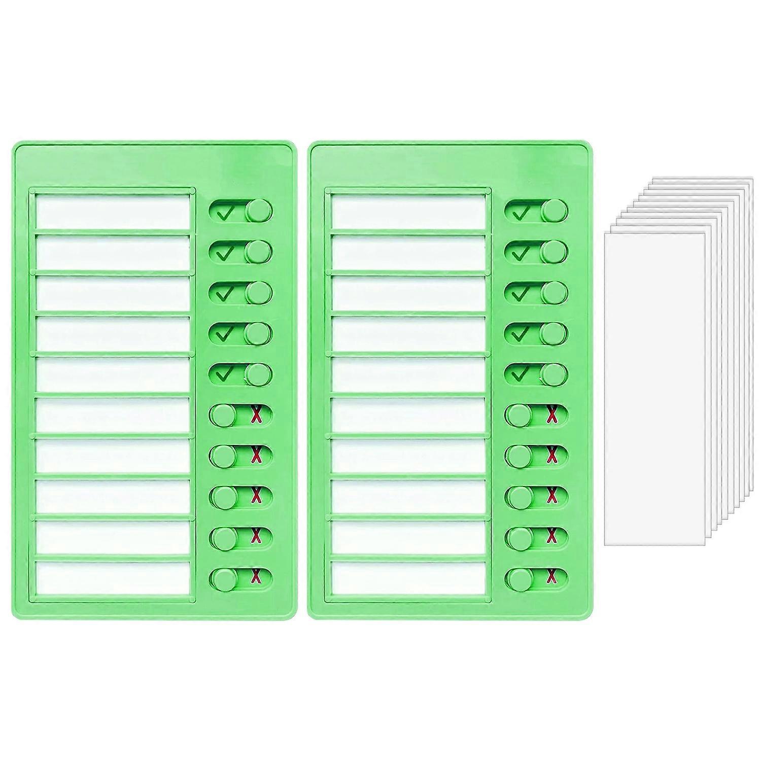 2/4Pcs Note Message Checklist Kids Chore Chart To Do List Board ...