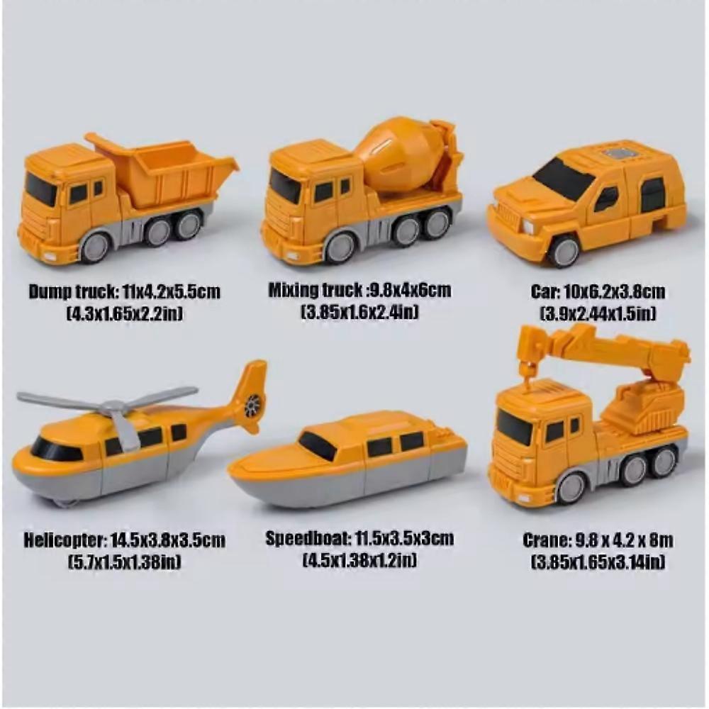Magnetic Transform Engineering Car Assembled Toys | Fruugo UK