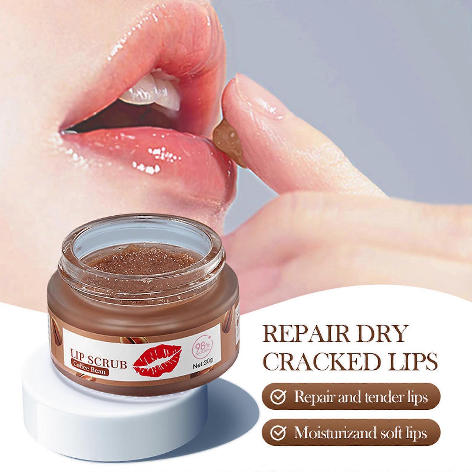 Coffee Beans Lip Scrub Moisturizing Lip Week Lip Balm | Fruugo UK