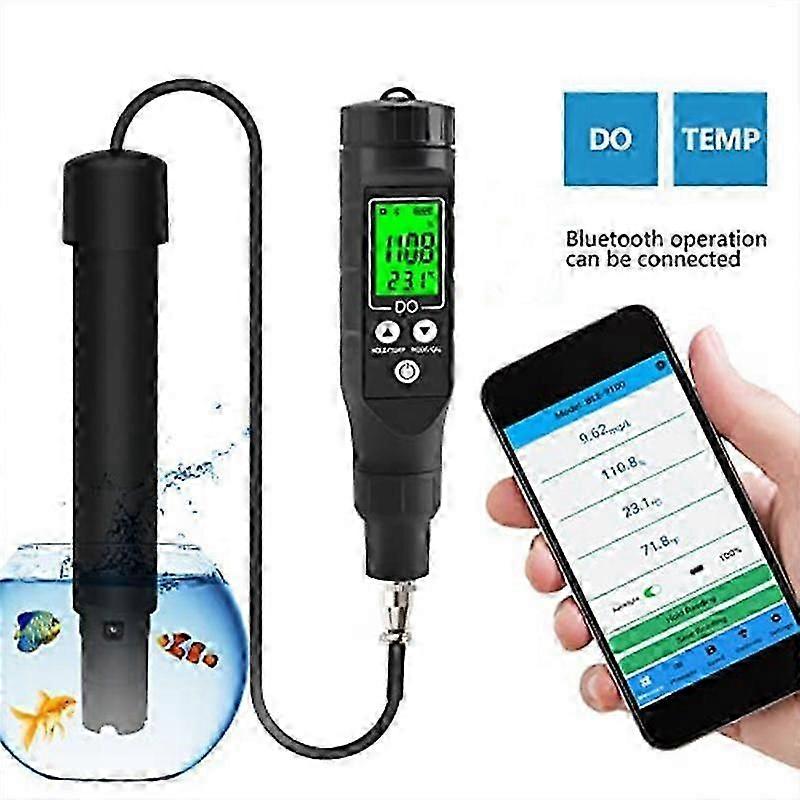 Smart Bluetooth Dissolved Oxygen Meter,Portable 0.0-30Mg/L Dissolved ...