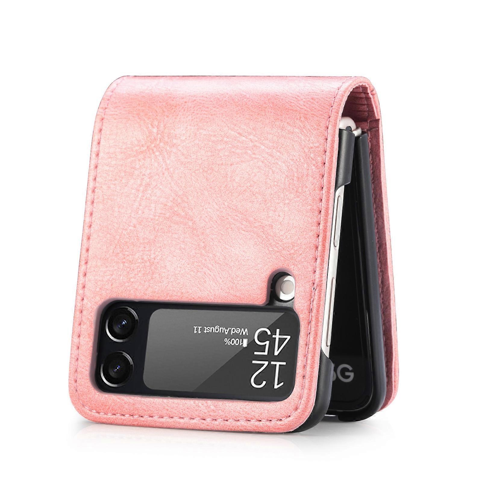 For Samsung Galaxy Z Flip3 5G Vertical Flip Card Slot Leather Phone ...