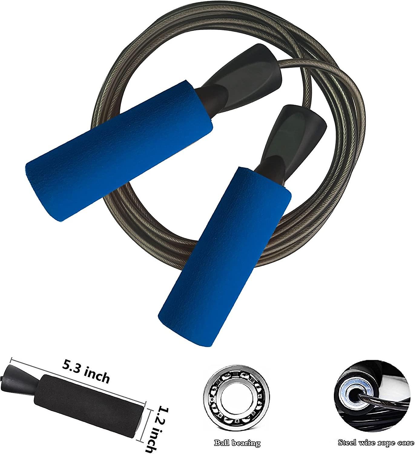 Professional Adjustable Steel Wire Jump Rope with Carrying Pouch by ...