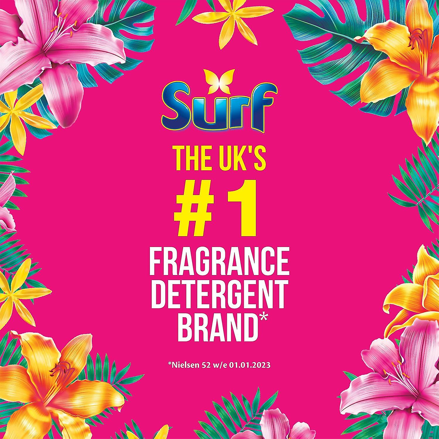 Surf 3-in-1 Washing Capsules Tropical Lily, with Natural Essential Oil ...